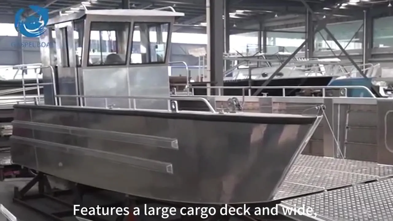 New 11m Landing Craft Heavy Duty Aluminum Small Cargo Boat Ferry ...