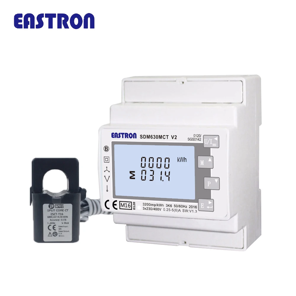 Sdm630mct Multifunction Rs485 Modbus Energy Meter - Buy Multifunction ...