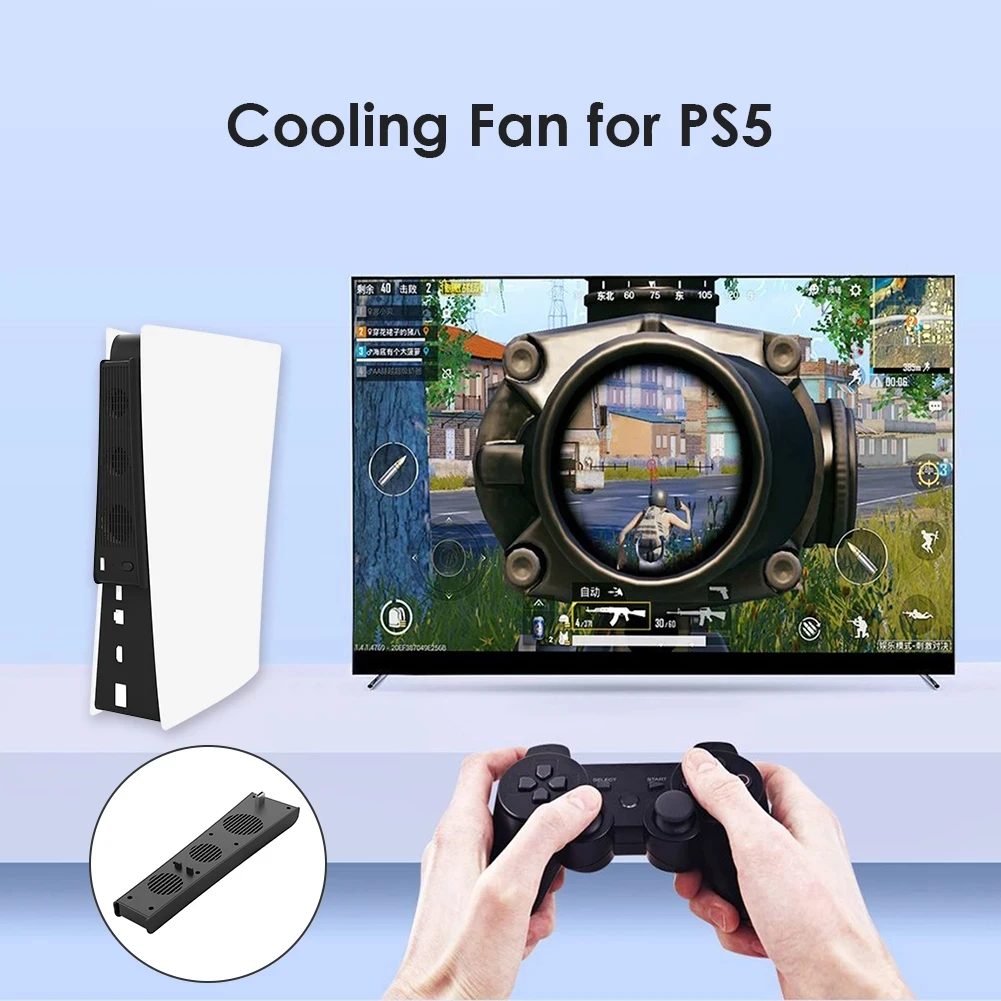 Usb Cooler For Ps5 Playstation 5/5 Digital Edition Game Consle W/3 ...