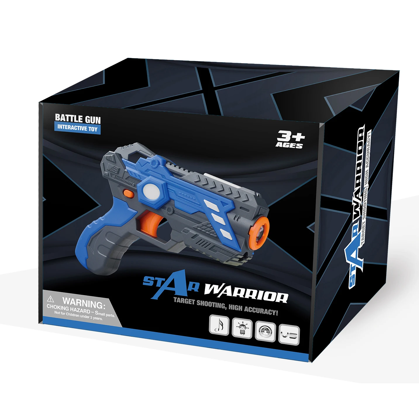 4-Person Laser Tag Game Set with Guns, Shields, and Vests - Fun for ...