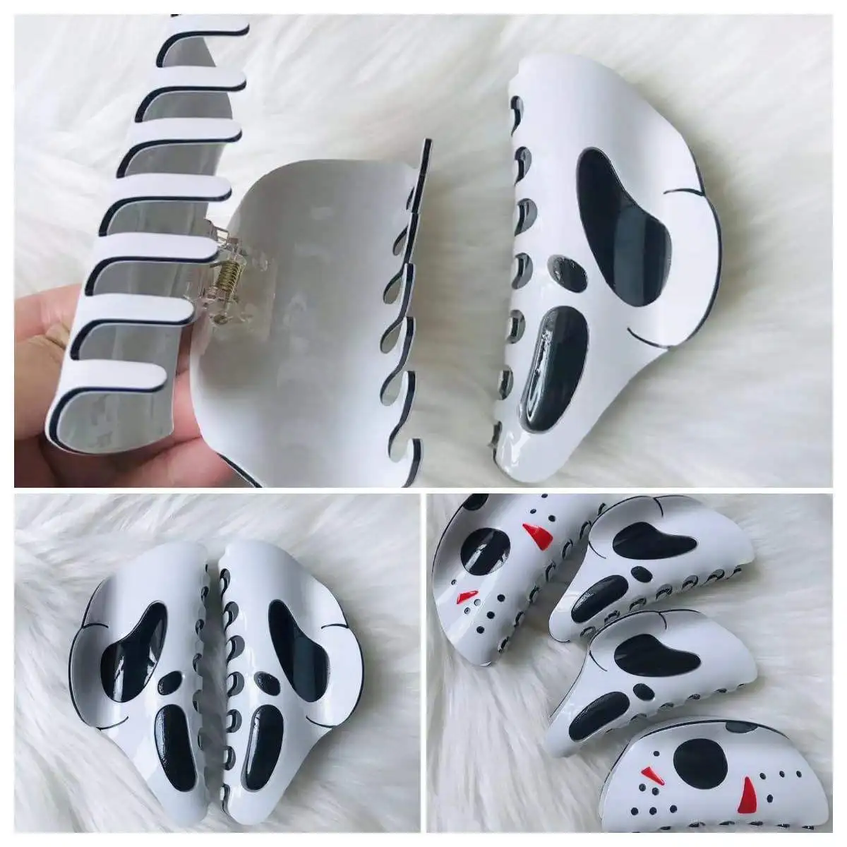 New Products Fancy Festival Gift Black White Plastic Acrylic Ghostface ...