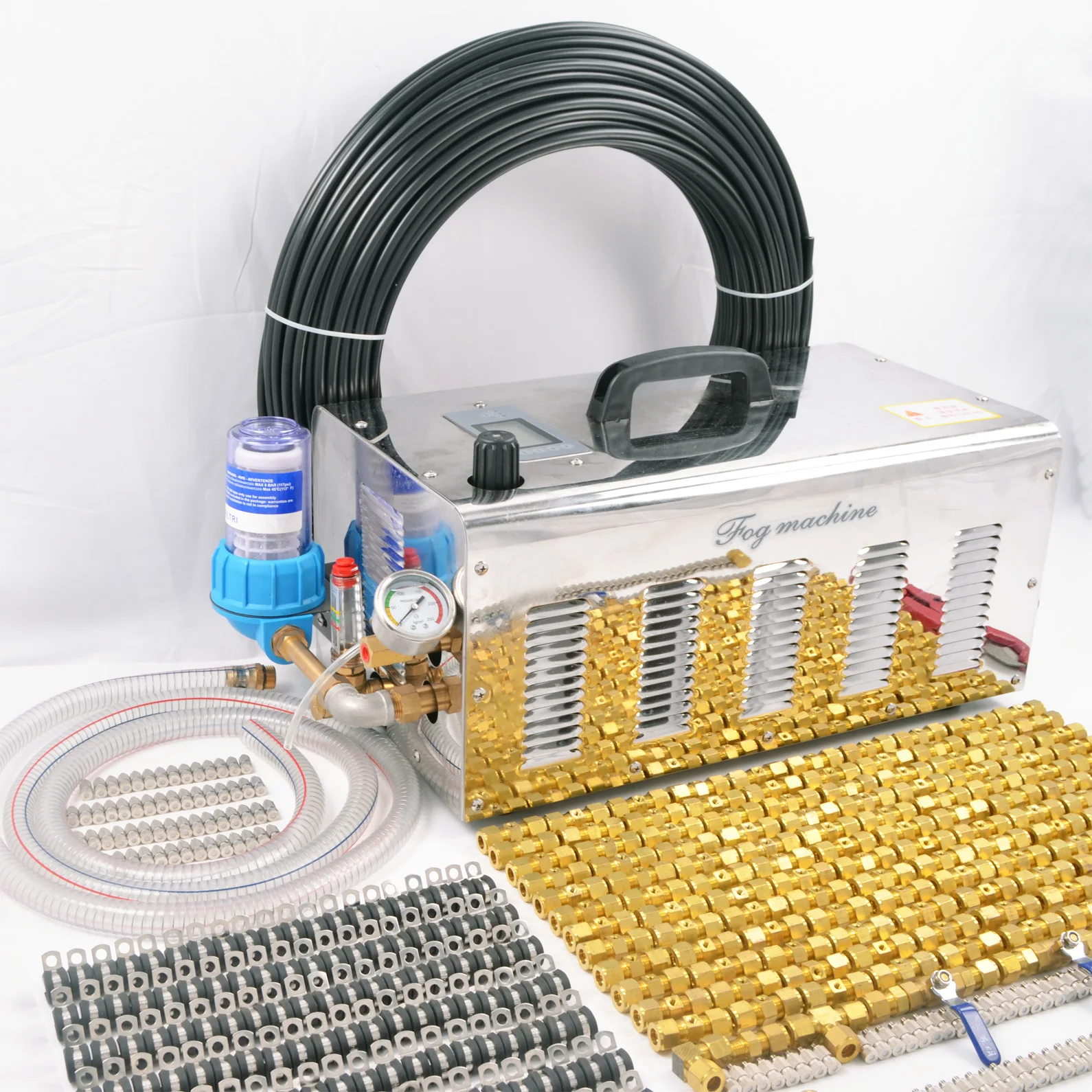 1000PSI High Pressure Fog Machine Spray Water Misting System for ...