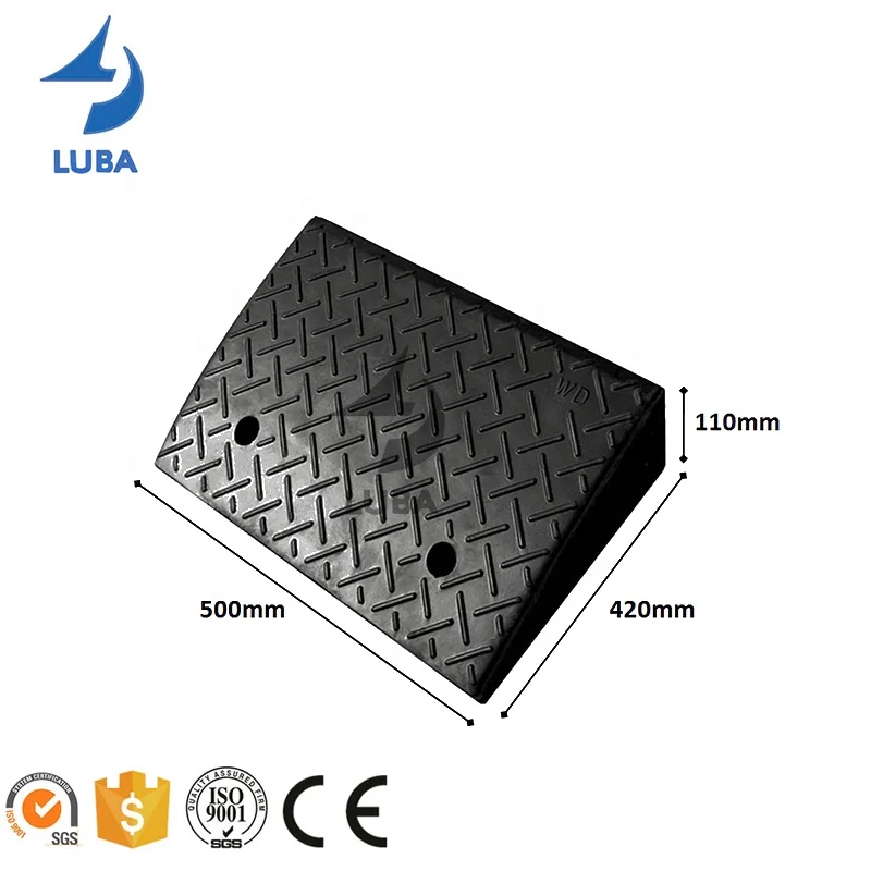 High Quality Road Traffic Heavy Duty Black Rubber Curb Ramp - Buy ...