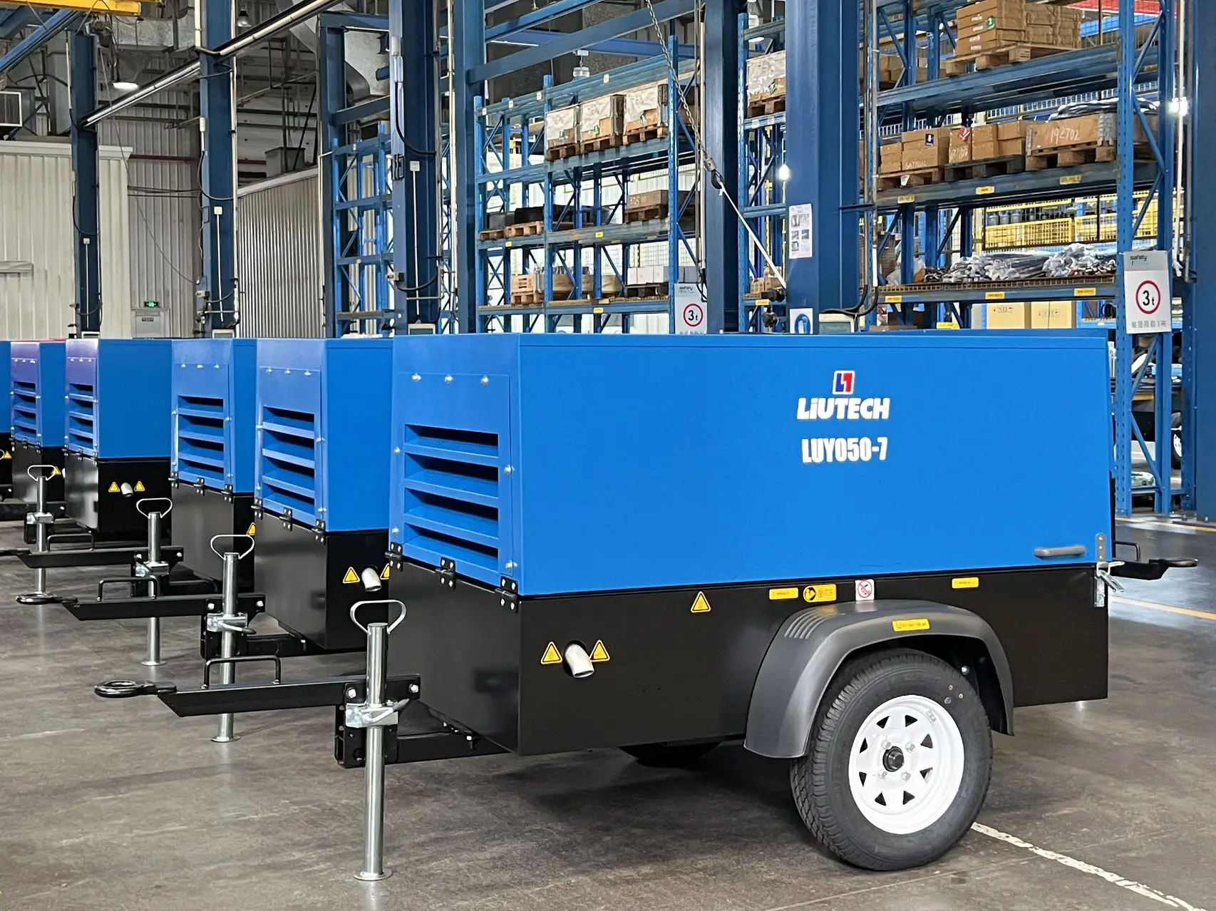 Atlas Copco Liutech air Compressor LUY050-7 air Compressor Mobile 7bar ...