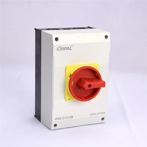 Waterproof 150A Rotary Isolator Switch IP65 4 Pole ODM | Wholesale