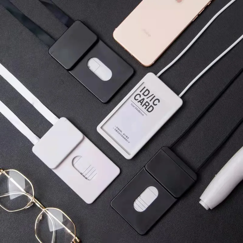 Creative Double Pull Silicone Lashing Card Sleeve Work Certificate ...