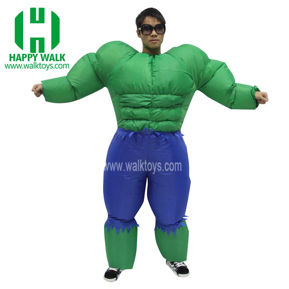 Best Price Adult Strong Man Muscle Suit Inflatable Costume