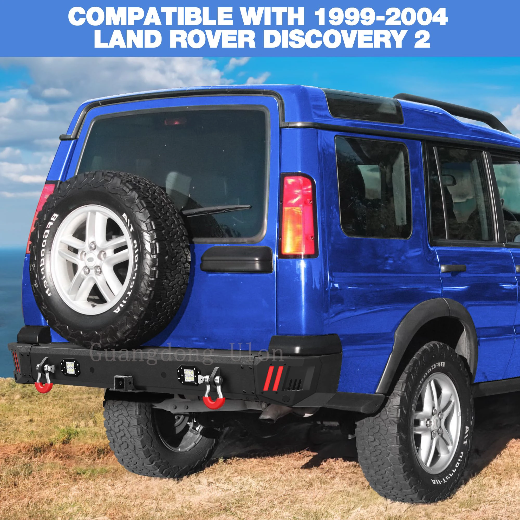 ULON Bumpers for Land Rover Discovery 2 - Built-in LED Lights