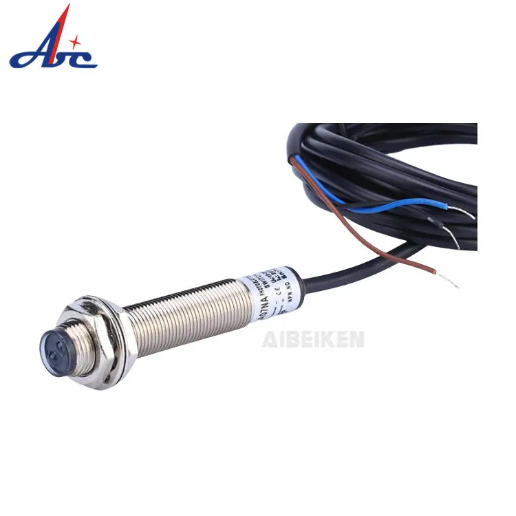 M12 Diffuse Type Waterproof Proximity Switch 12v Dc Photoelectricity ...