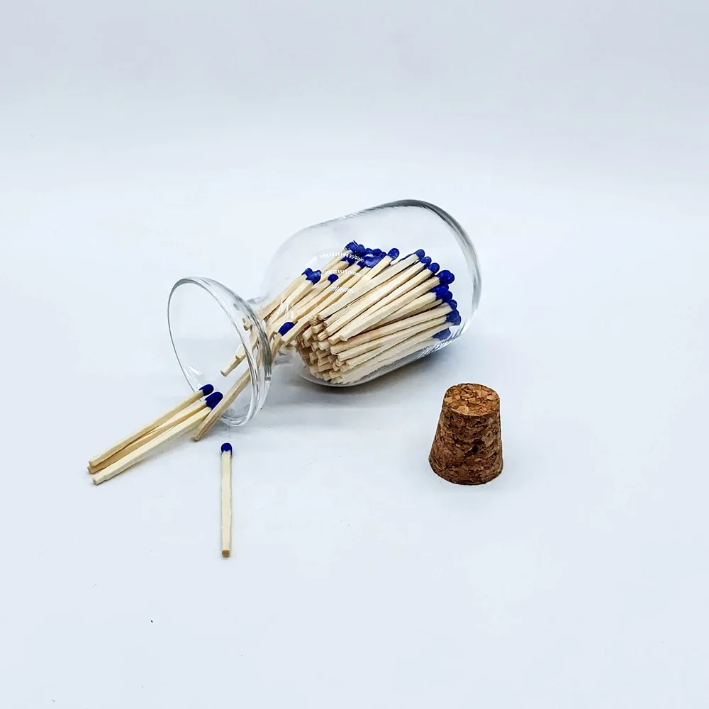 New Design Custom Size And Color Glass Match Cloche Match Sticks Glass ...