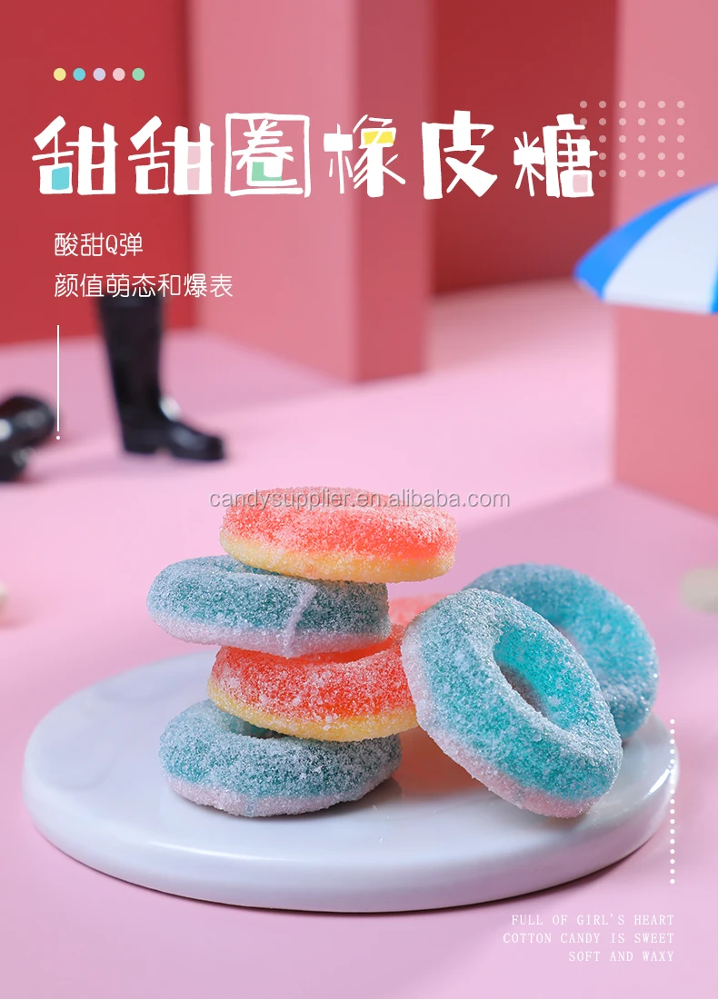 Gummy Candy Fruit Loop Soft Candy Round Gummy - Buy Gummy Candies,Gummy ...