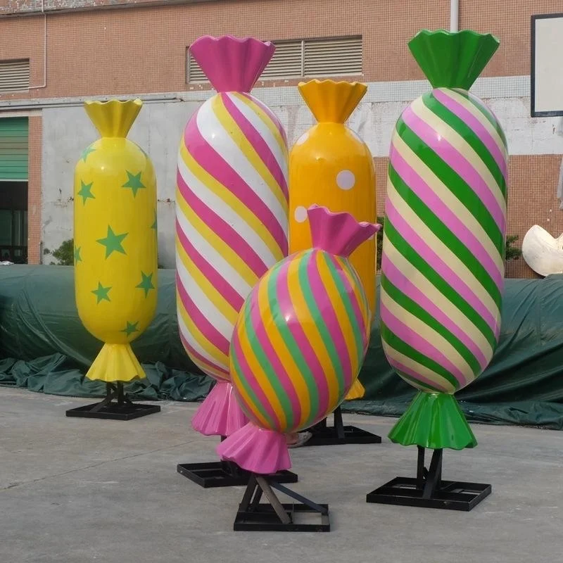 Customized Large Fiberglass Candy Props - Life Size Sculptures