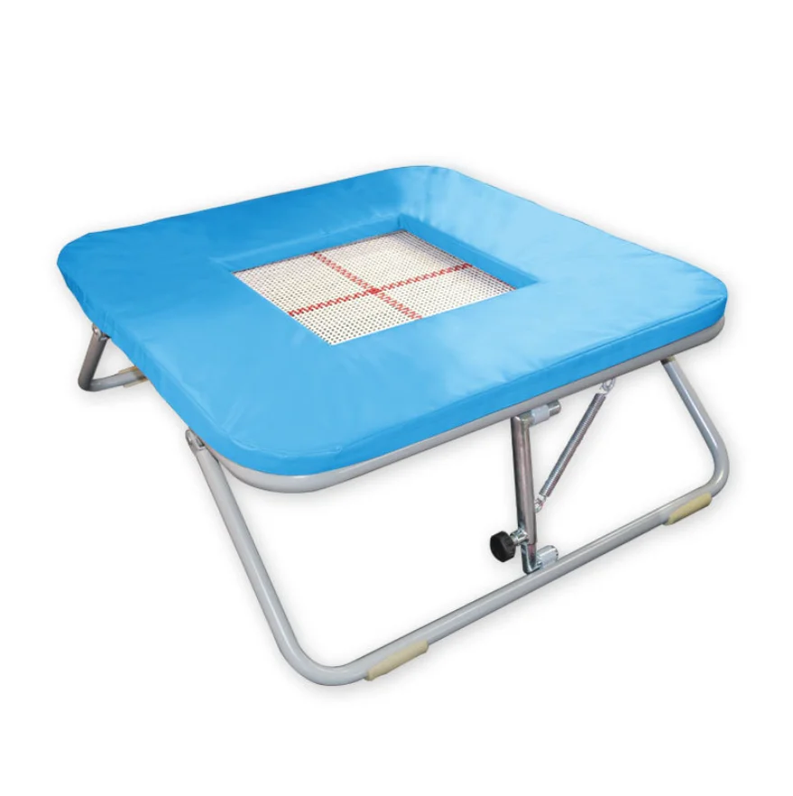 Professional Gymnastic Mini Trampoline 126cm*126cm Indoor Trampolining ...