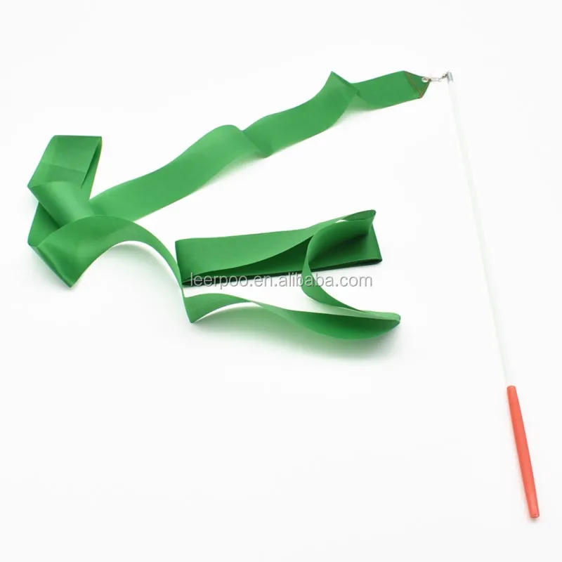 Dance Ribbon Gym Rhythmic Gymnastics Rod Art Ballet Twirling Stick 4m