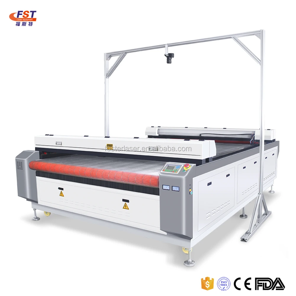 Fabric Cloth CO2 Laser Cutting Machine - Dual Laser Heads
