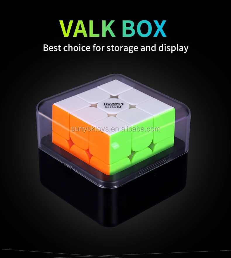 Valk 3x3 Elite M Speed Magic Cube Puzzle Toy - Rubik's Cube Toy
