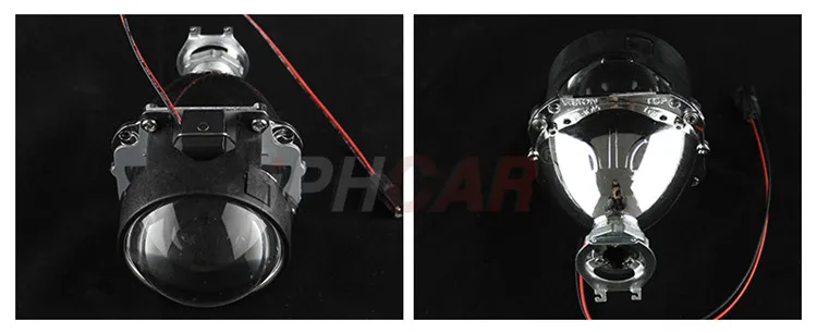 Iphcar Hot Sale Bi xenon Hid Projector Lens Light Angel Eyes Square Projector Lens With Led iphcar-hot-sale-bi-xenon-hid-projector-lens-light-angel-eyes-square-projector-lens-with-led