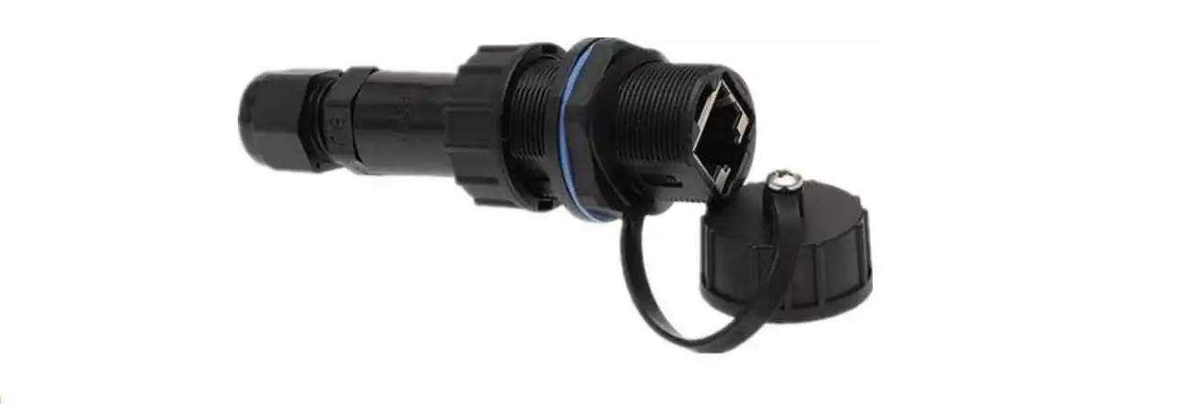 Ip67 Waterproof 8 Pin Rj45 Female Metal Connector Rj45 Rj11 Connector ...