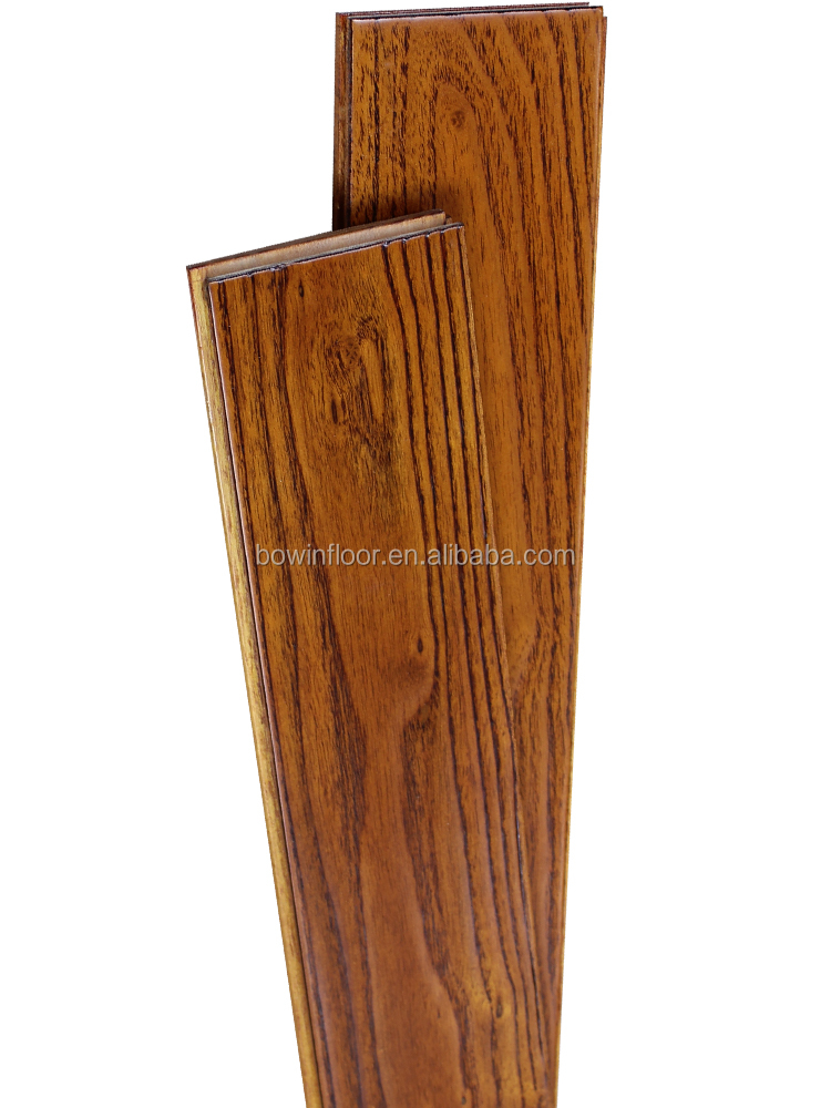 Classical Wire Brushed Asian Teak Solid Wood Flooring