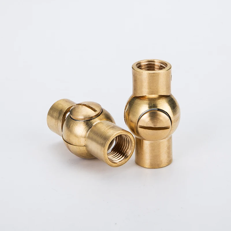 Brass Swivel Joint - Adjustable for Lamp & Display Use
