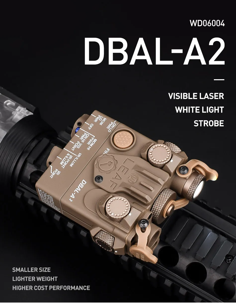 Dbal-a2 Aiming Devices Tactical Airsoft Wargame Red&green Sight With ...