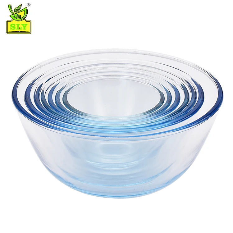 Microwave Oven Safe Glass Cooking Bowl Table Service Salad Bowl Eco ...