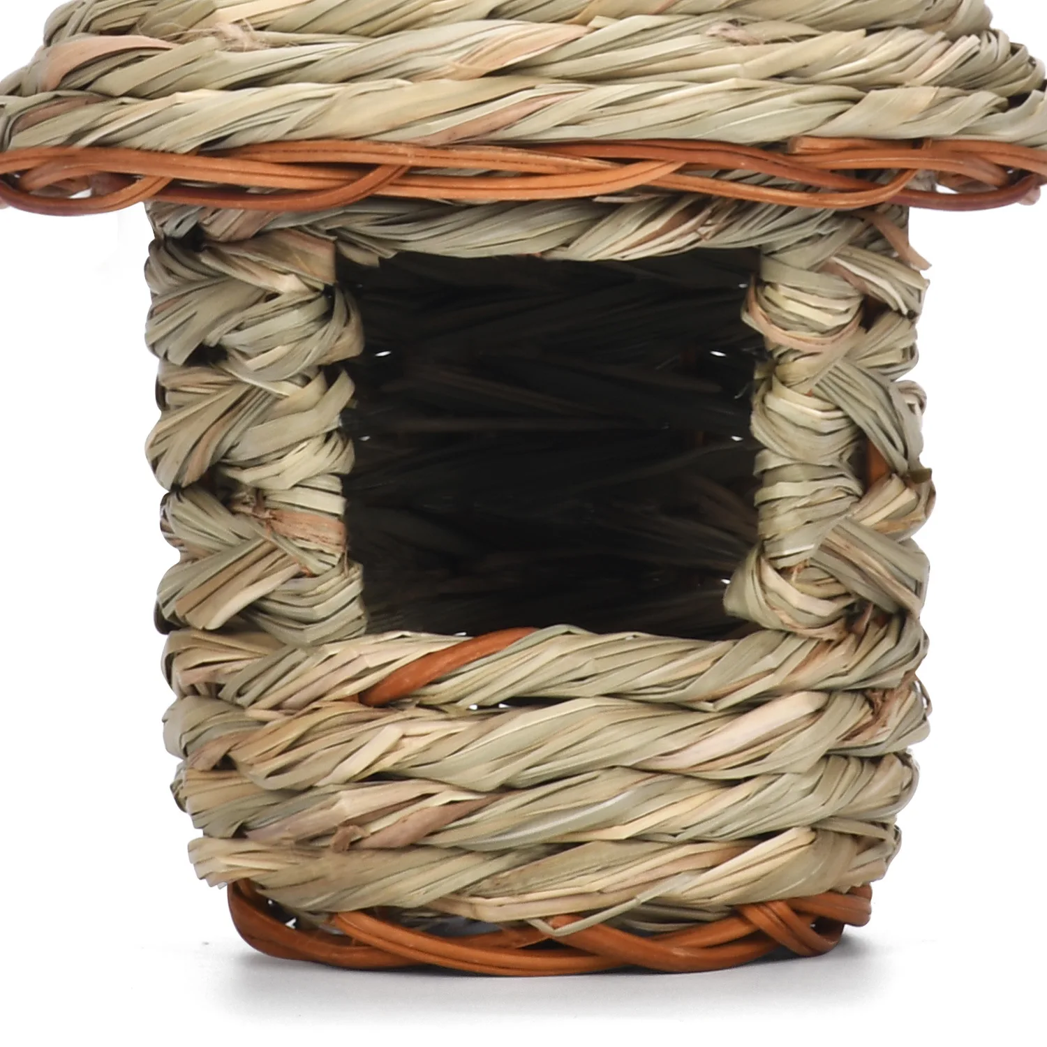 TikTok Temu Explosive Straw Hibiscus Grass Bird Nest Creative Handmade ...