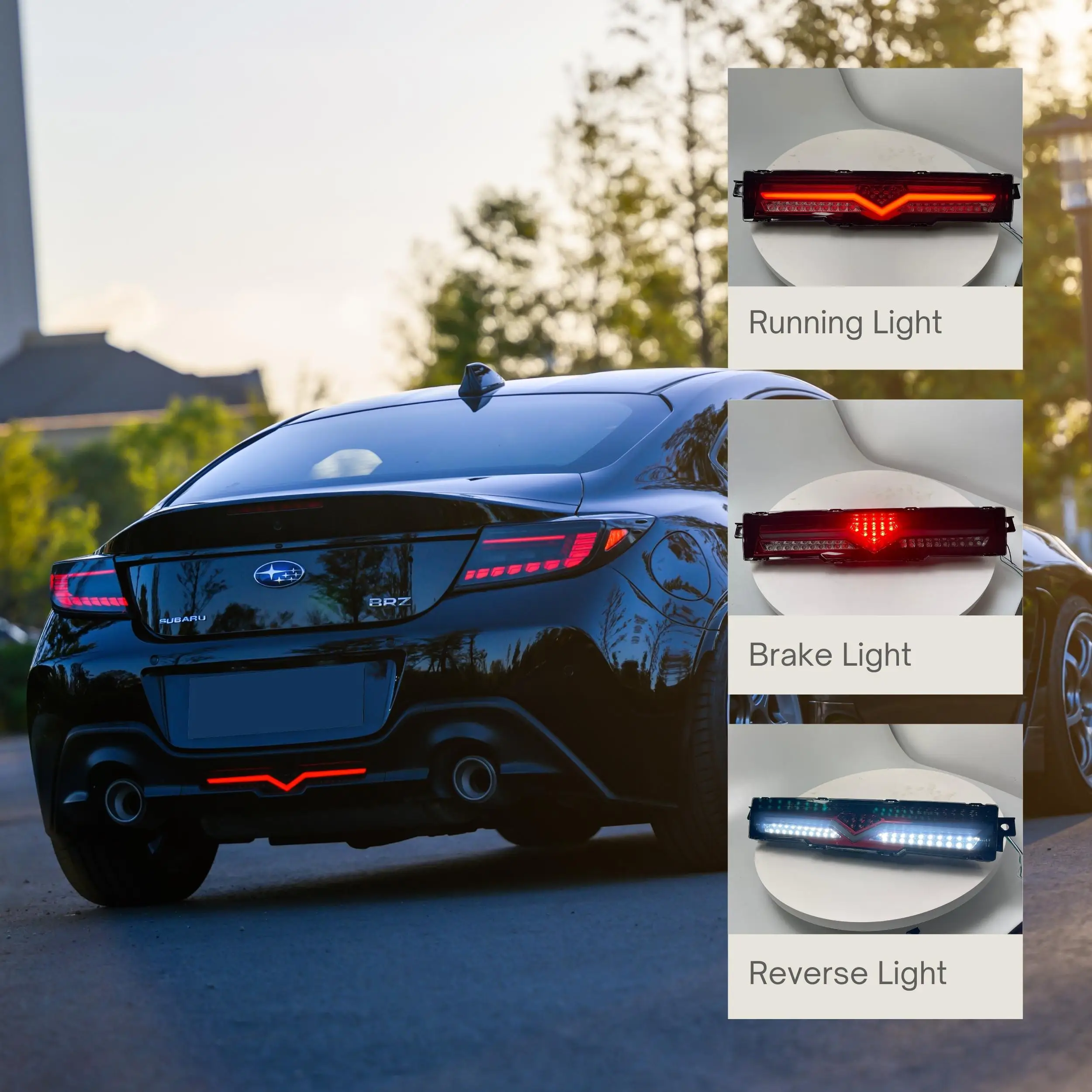 Factory Custom Car Light Accessories Led Car Led Tail Light For Toyota ...