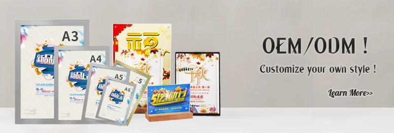 Stand Poster Meja Akrilik A4 A5 A6,Dudukan Menu Restoran,Display Meja ...