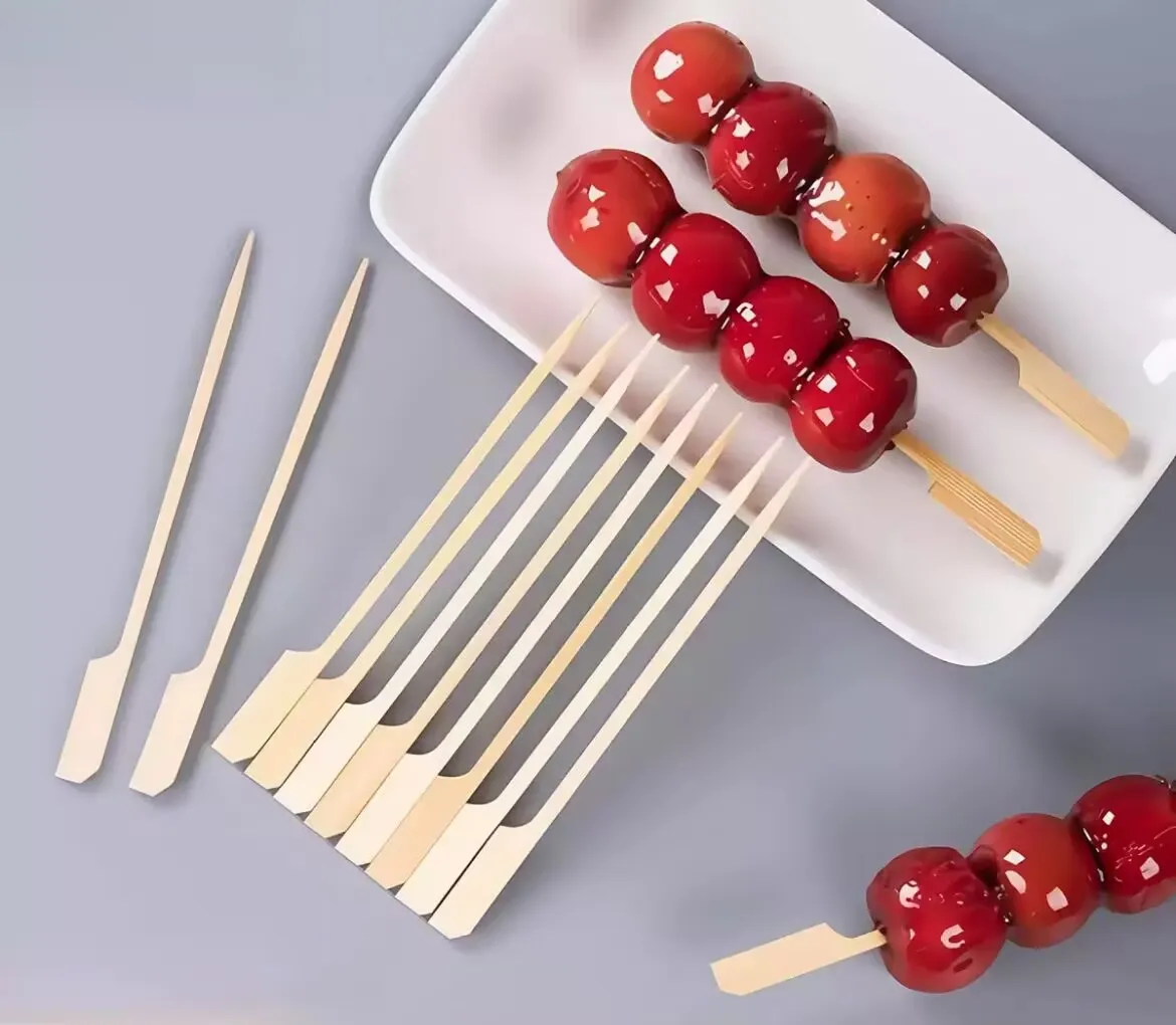 Disposable Eco-Friendly Food Grade Bamboo Skewer Biodegradable Golf ...