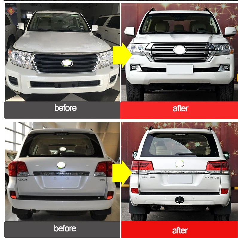 Klt New Facelift Upgraded Body Kits 2008-2015 Update To 2016 For Toyota ...