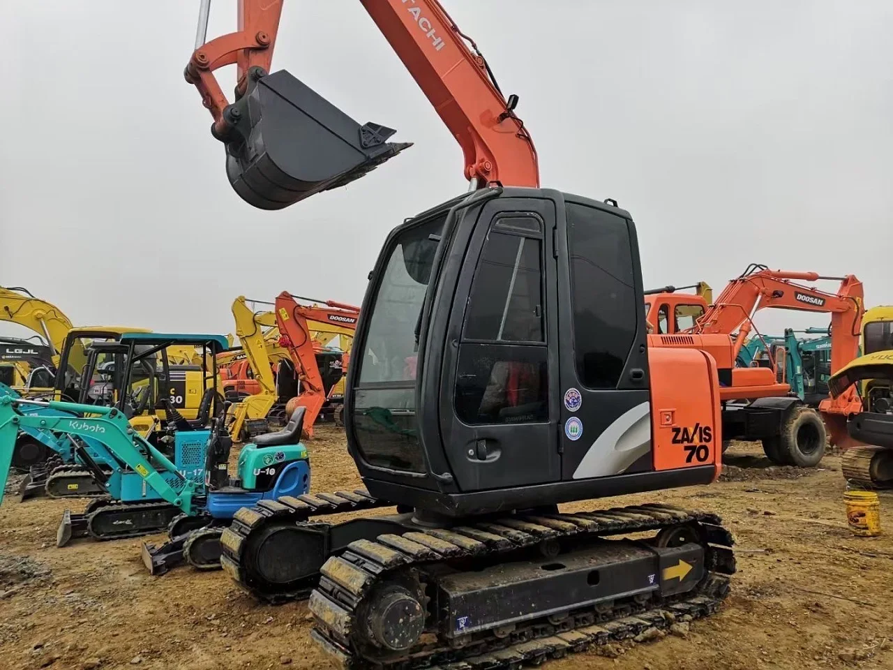 Hitachi Zx70-5g Is A Japanese Small Machine Only 7 Tons Of Used Crawler ...