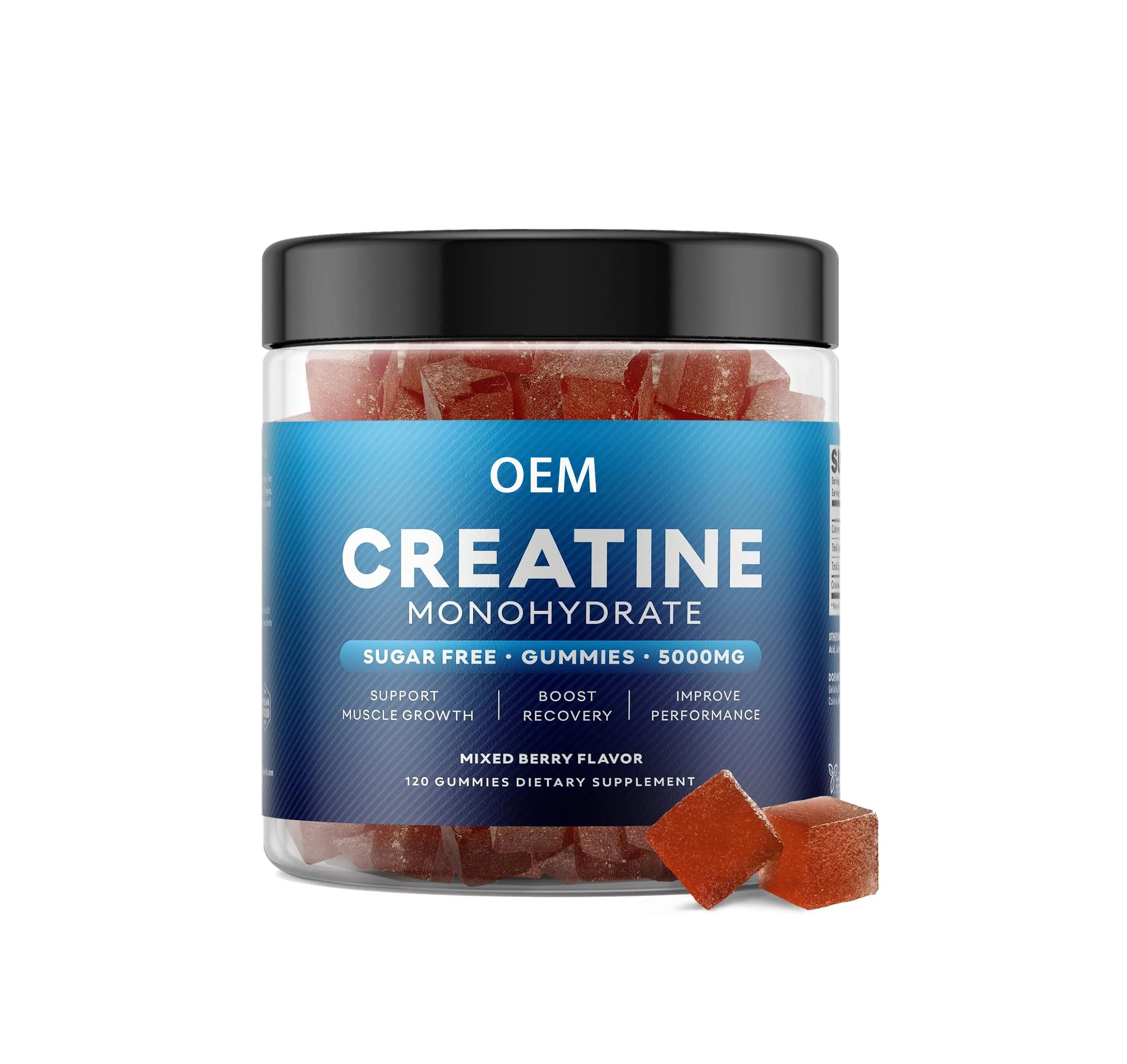 Creatine Monohydrate Gummy Exercise Energy Supplement Gummy For Muscle ...