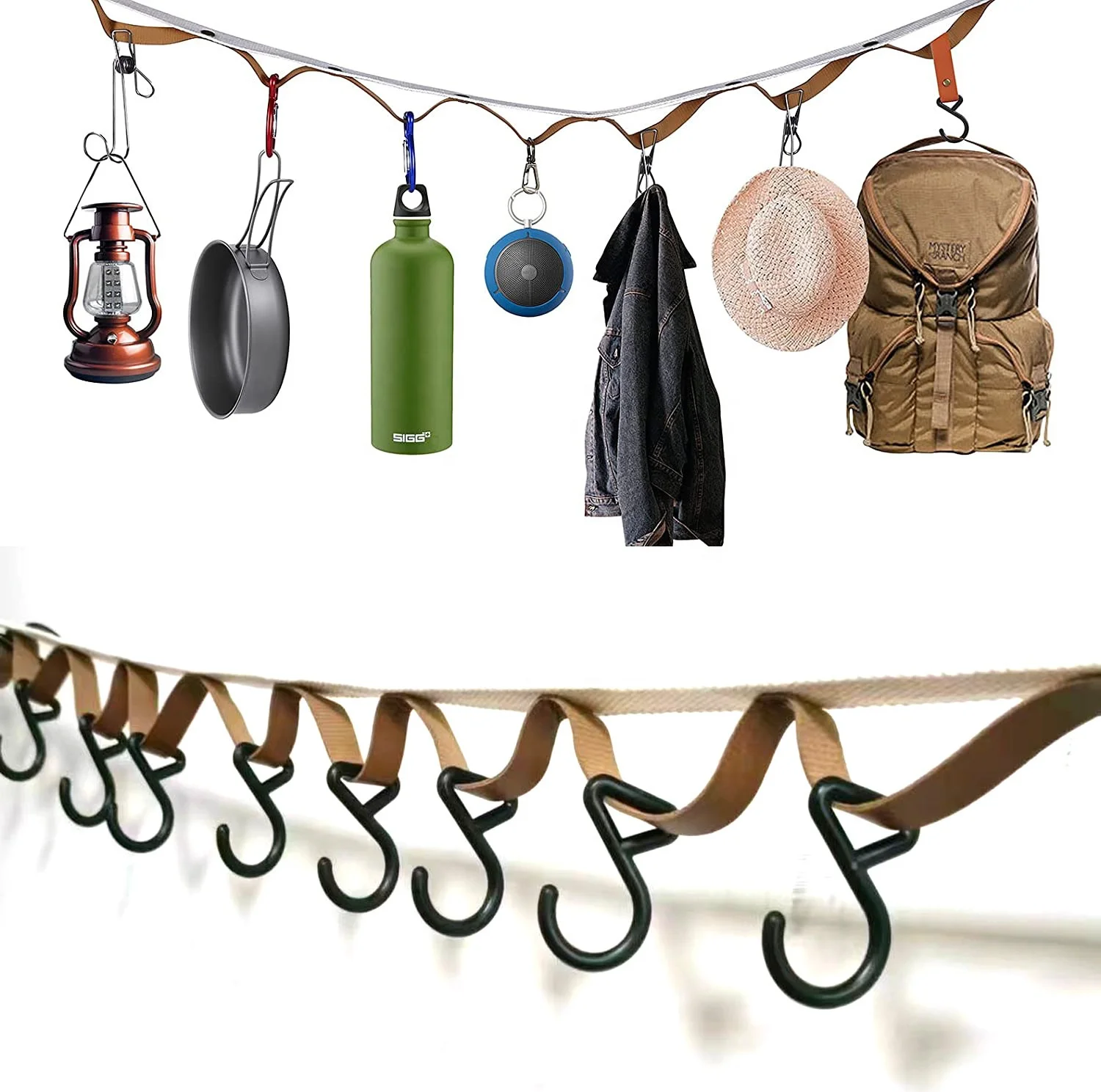 Wall Mounted Roller Washing Line Outdoor Rope Clothesline Retractable ...