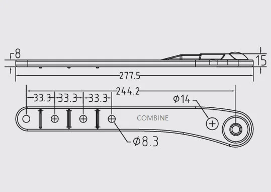 농업 수확기 칼 머리 Az50341/az41726 Ah220051 H212086 Ah231842 Ah212050 H178599 ...