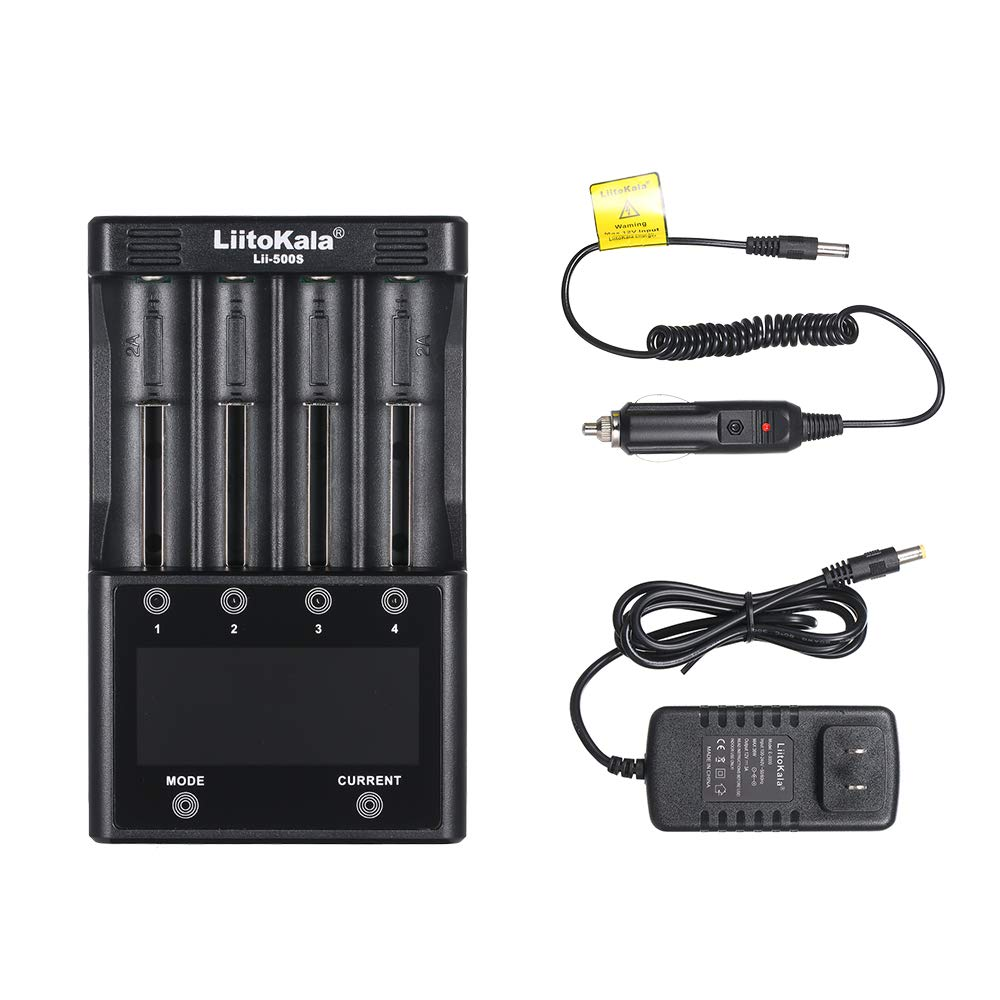 Liitokala Lii-500s Charger - Intelligent Lithium Battery Charger