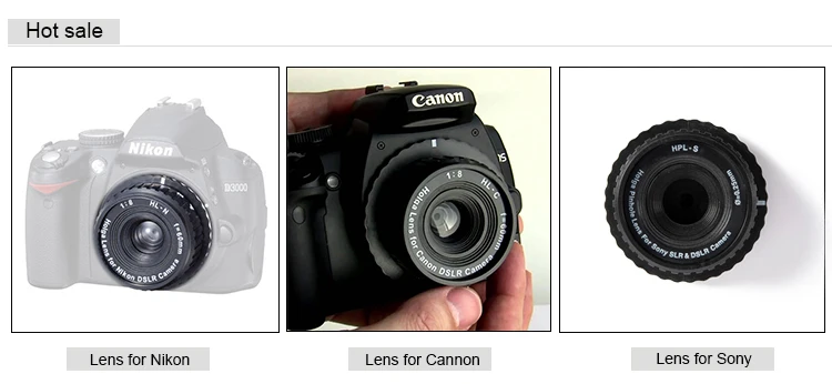 Custom Holga Pinhole Lens For Sony Slr&dslr Camera - Buy Camera Lens ...