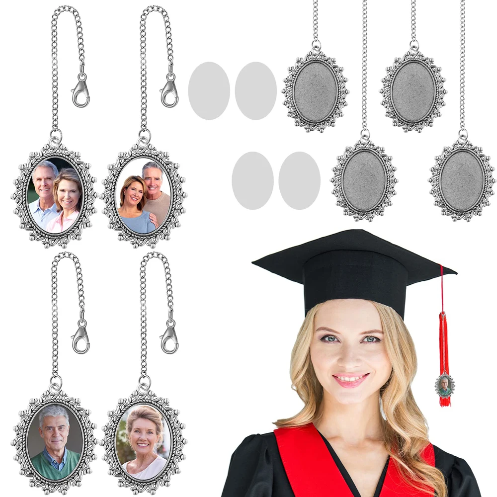 Sublimation Graduation Cap Topper - Elegant Tassel Charm
