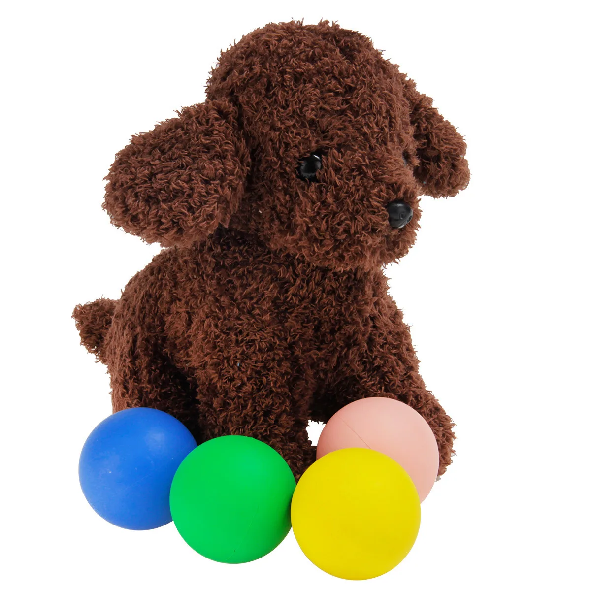 Large Elastic Rubber Ball for Dog Training Bite-resistant Pet Toy with ...