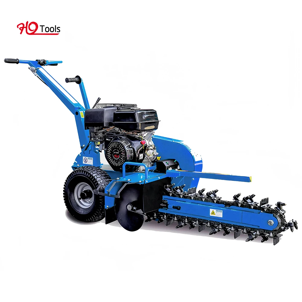 15HP Petrol Engine Trencher Machine Chainsaw Mini Trencher High Quality ...