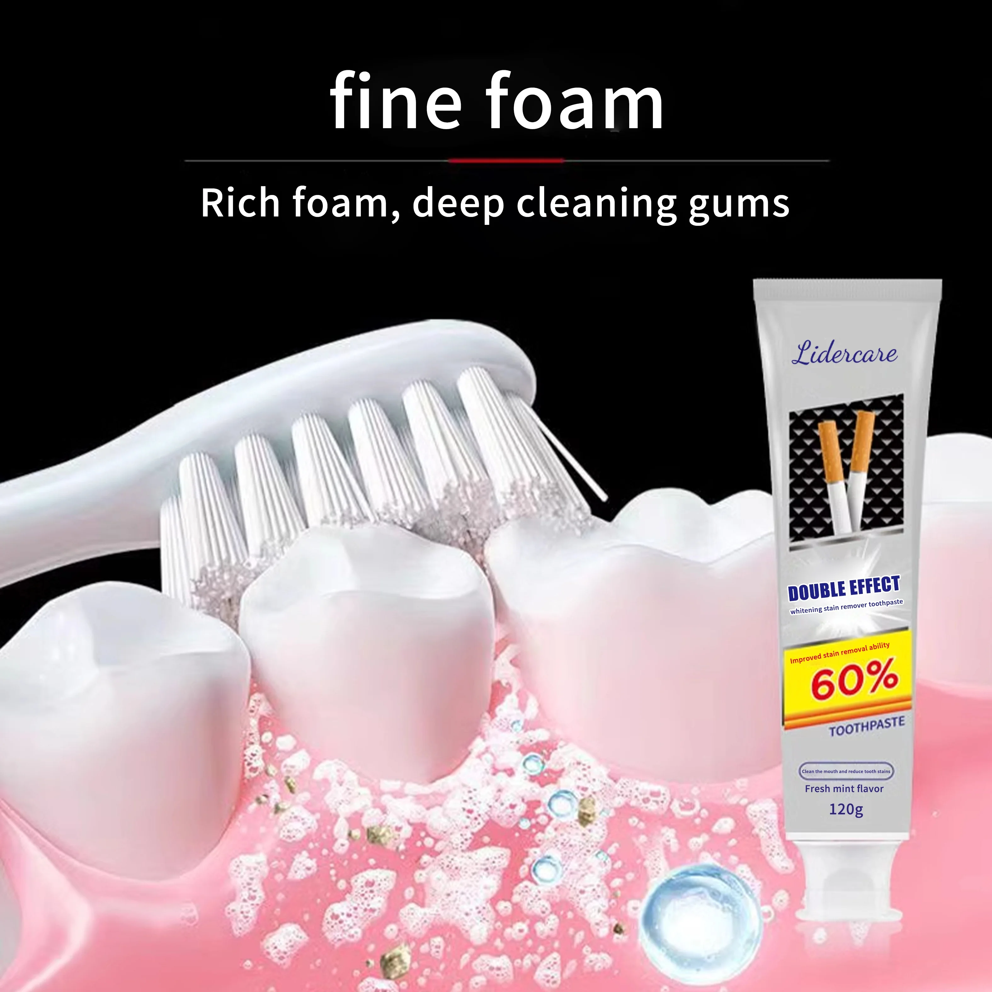 Whitening Stain Remover Toothpaste Teeth Removing Cigarette Stains ...