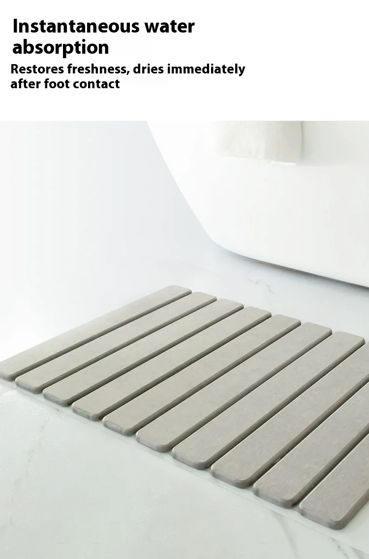 Diatomaceous Earth Mat Hard Diatom Mud Foldable Storage Non-Slip Quick ...