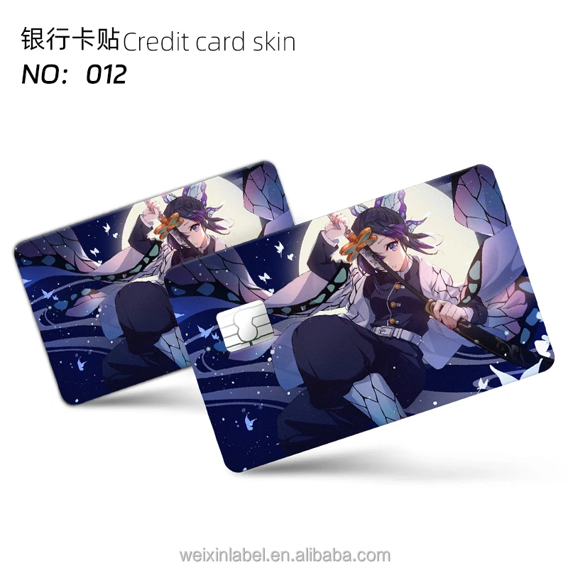 Waterproof Pvc Credit Card Vinyl Stickers With Trippy Design For ...