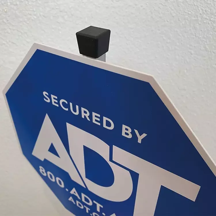 American Reflective Warning Sign Board - ADT Security Yard Sign