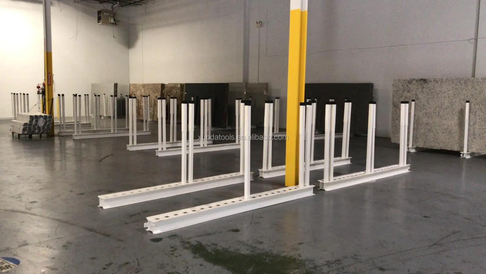 Galvanized Storage Slab Racks For Marble Granite In Showroom Outroom ...