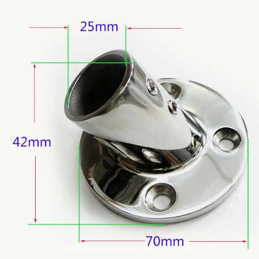 Isure Marine Boat Hand Rail Fitting 30 45 60 90 Degree Stainless Steel ...