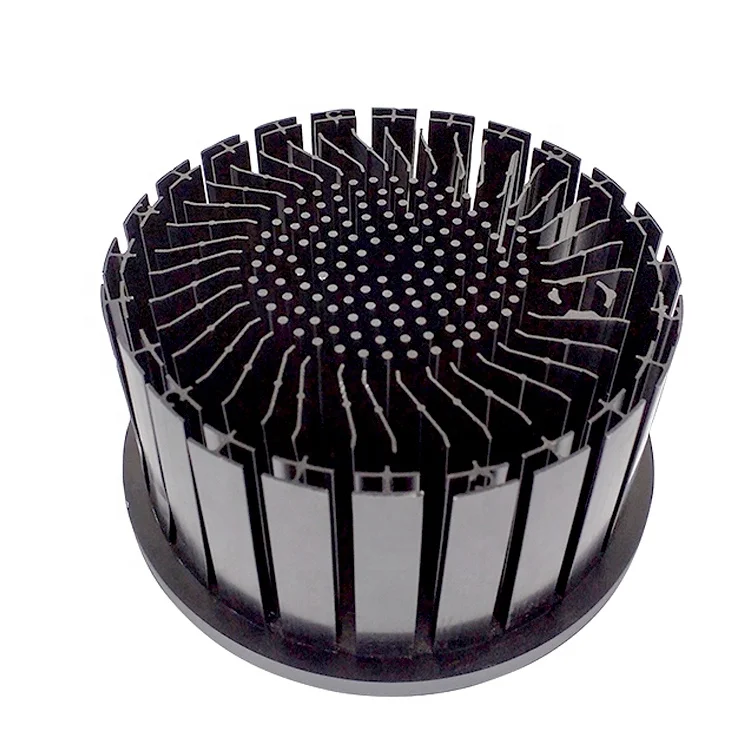 Custom Aluminium Round Heatsink 100w Led Cob Clu048 Cxb3590 140mm Pin ...
