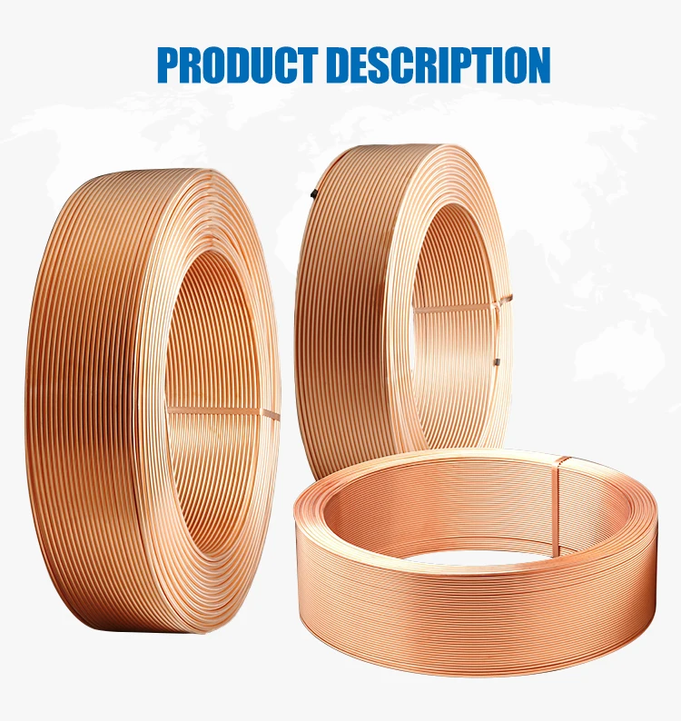 Pancake Copper Coil Refrigeration Tube As Per Astm B280,In Coils,Soft ...