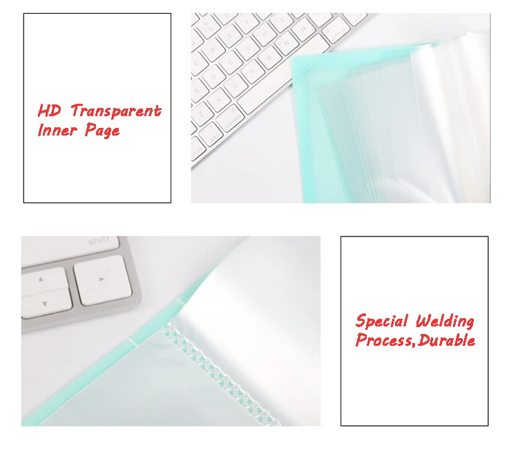 PP Plastic Display Book A5 - 10 to 60 Pockets - Logo Print