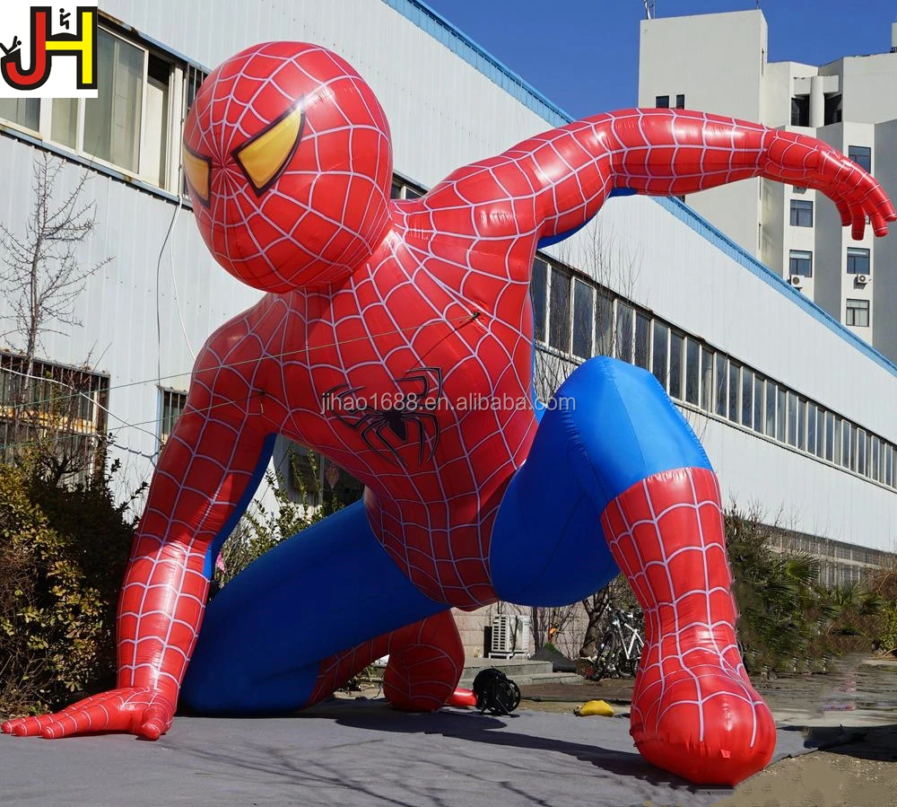 Inflatable Spiderman Model Super Hero Inflatable Spider Man Cartoon ...